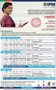 Professional Qualification in Human Resource Management (PQHRM) from ...